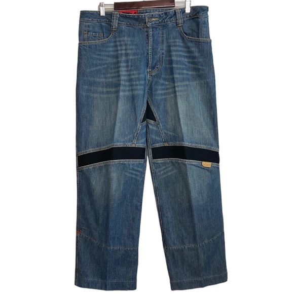 ICON | Jeans | Icon Victory Pants Size 38 Blue Denim Motorcycle Riding ...